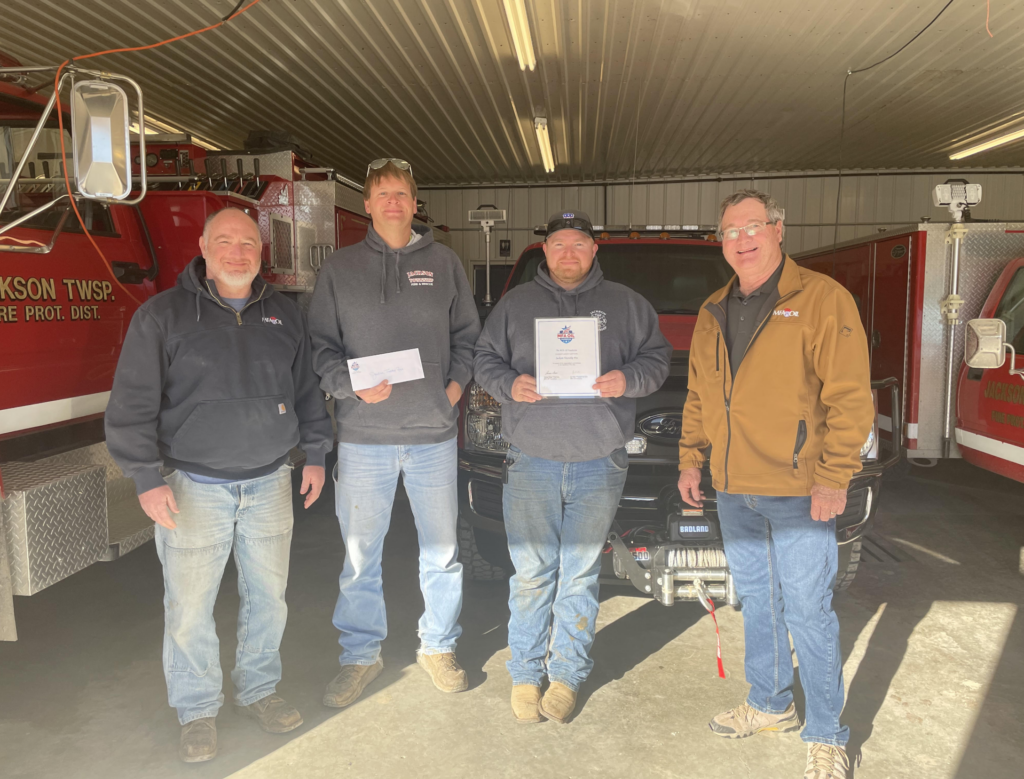 MFA Oil Foundation awards grant to Jackson Township Fire - Nodaway News